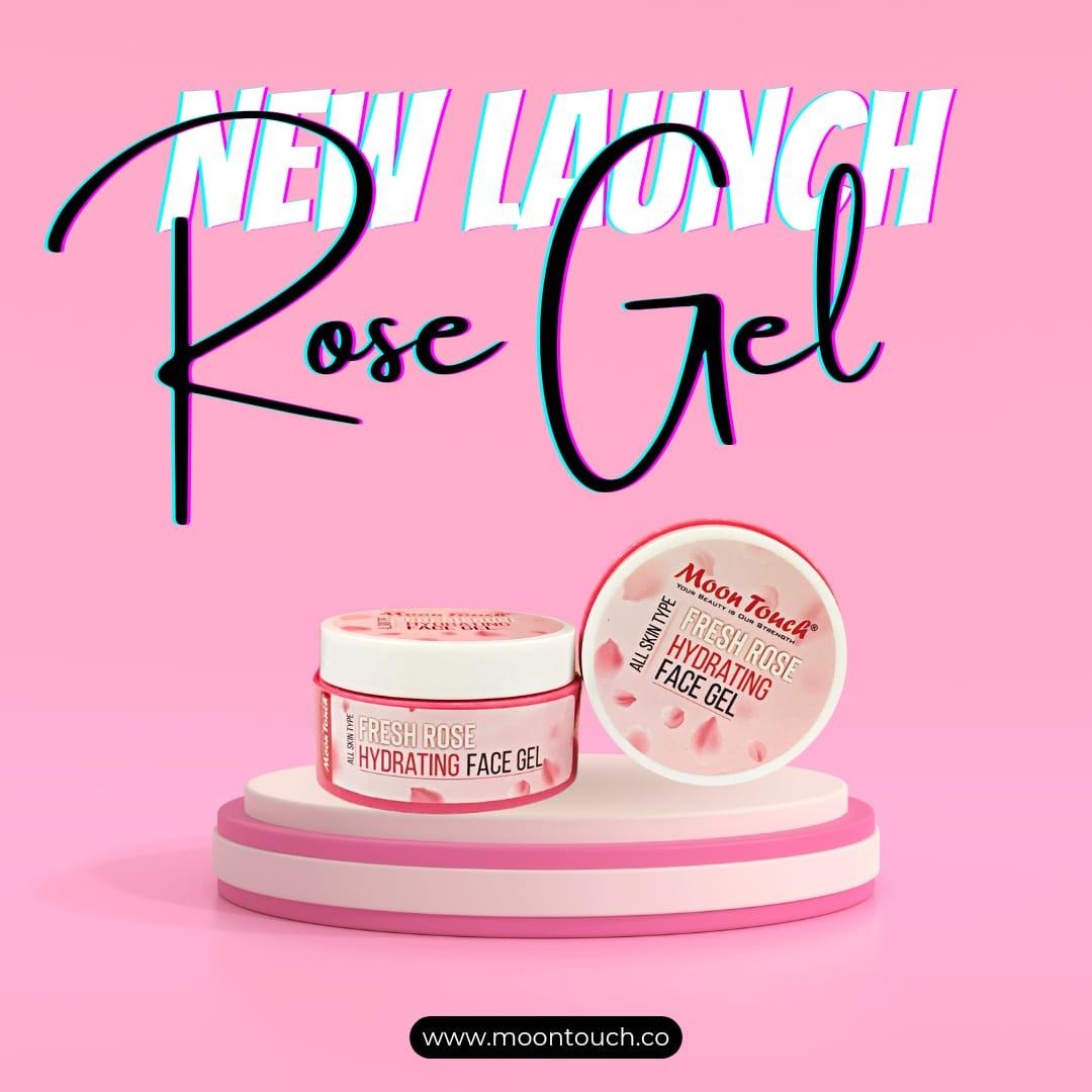 Fresh Rose Hydrating Face Gel – Moon Touch
