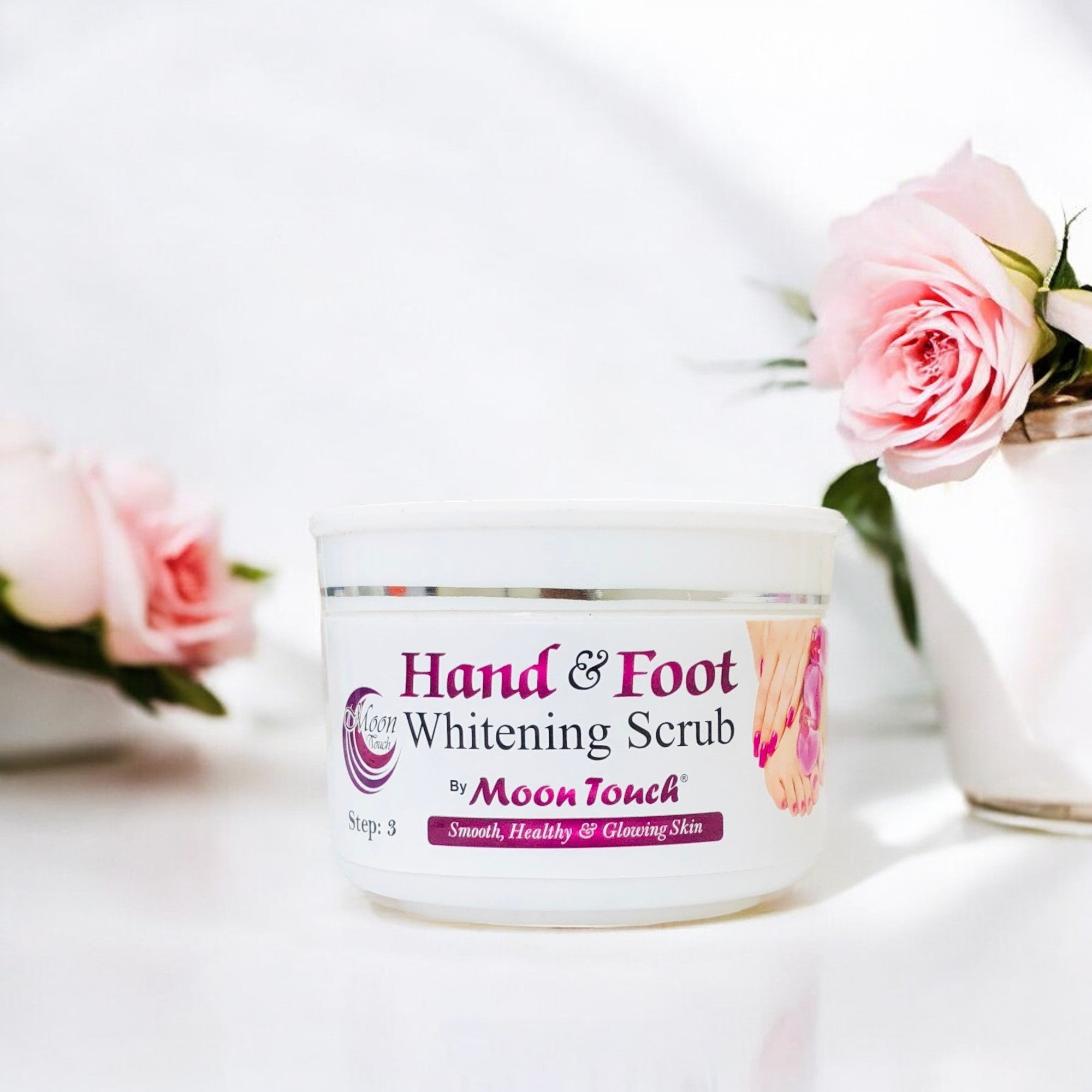 Hand & Foot Whitening Scrub 100g – Moon Touch