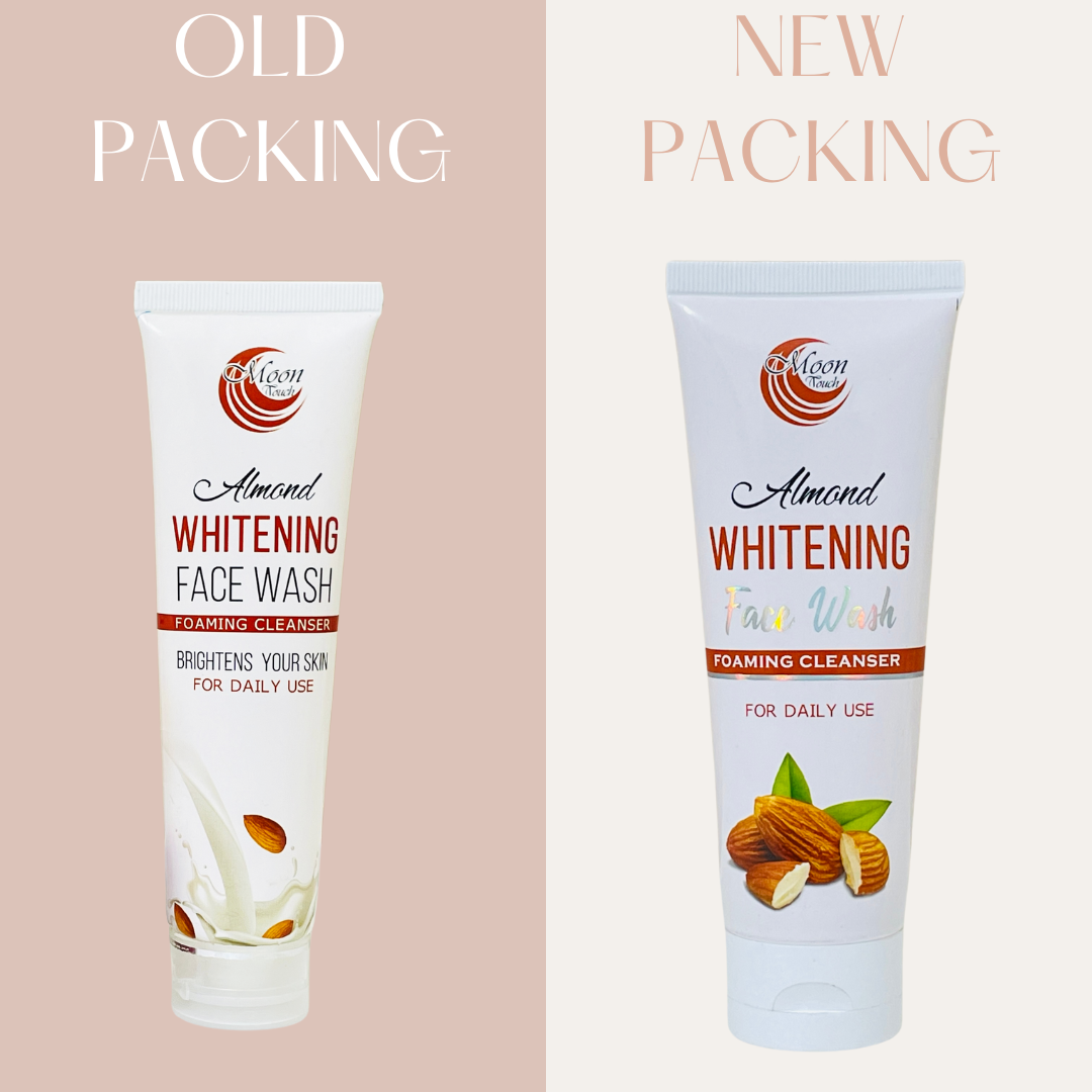 Creamy Almond Whitening Face Wash ≈100ml – Moon Touch