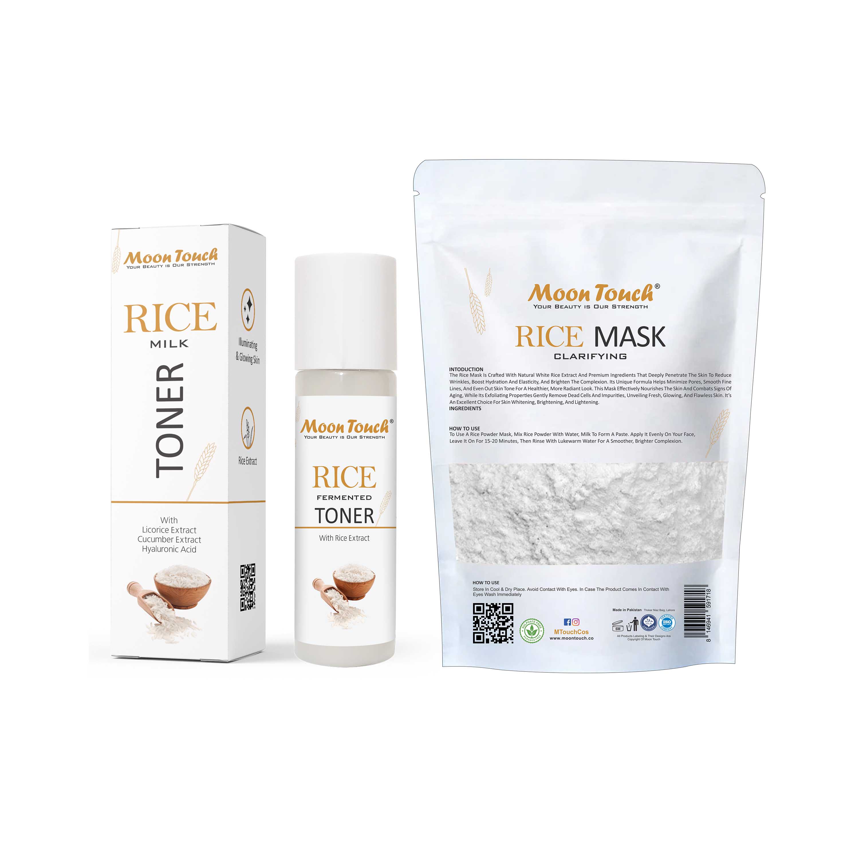 Rice Toner + Face Mask – Moon Touch