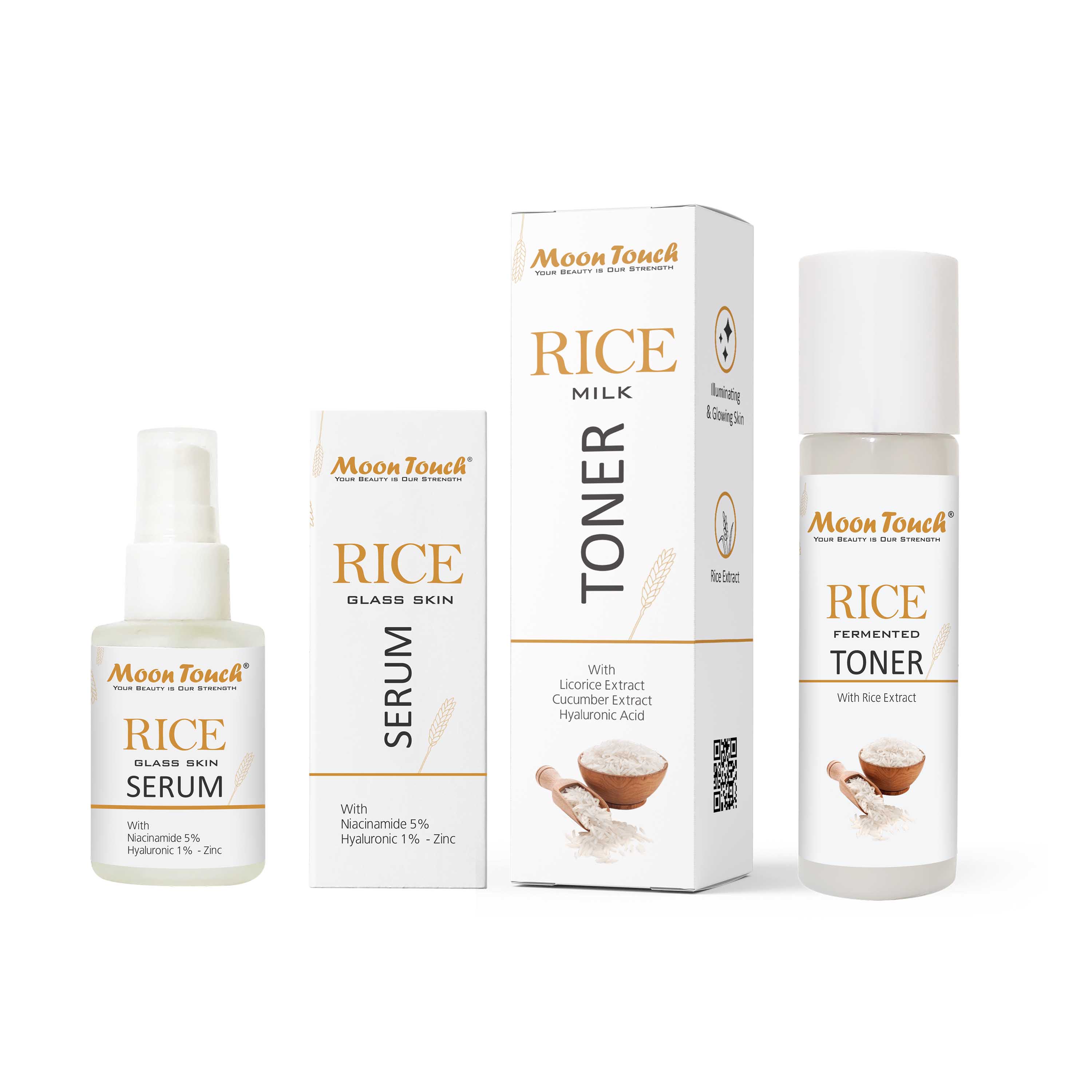 Rice Toner + Rice Serum – Moon Touch