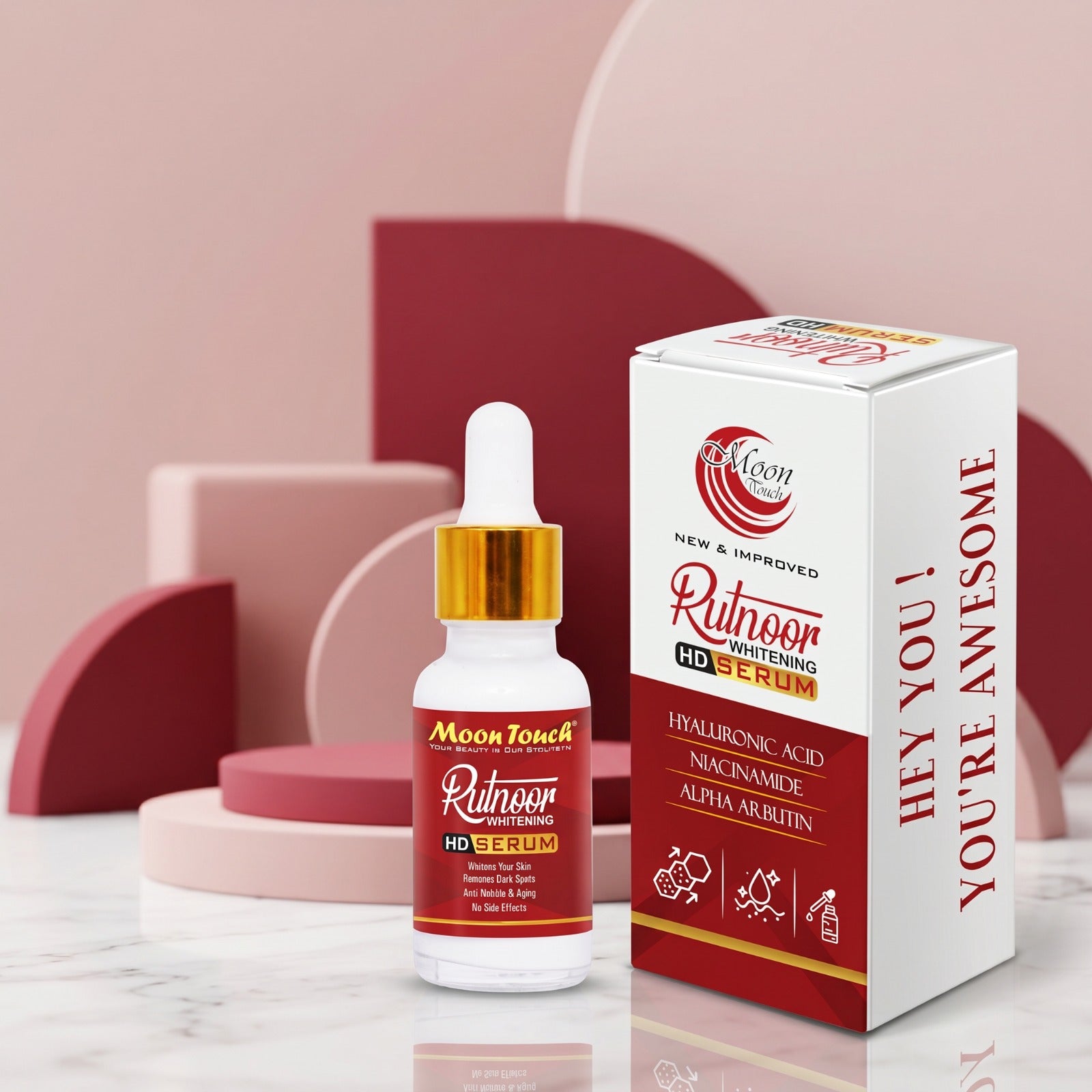 Rutnoor Whitening Serum 20ml – Moon Touch
