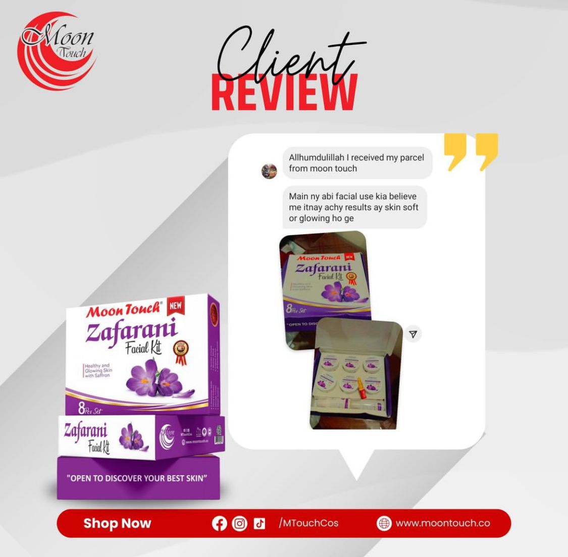 Zafarani Facial Set (Best Selling) – Moon Touch