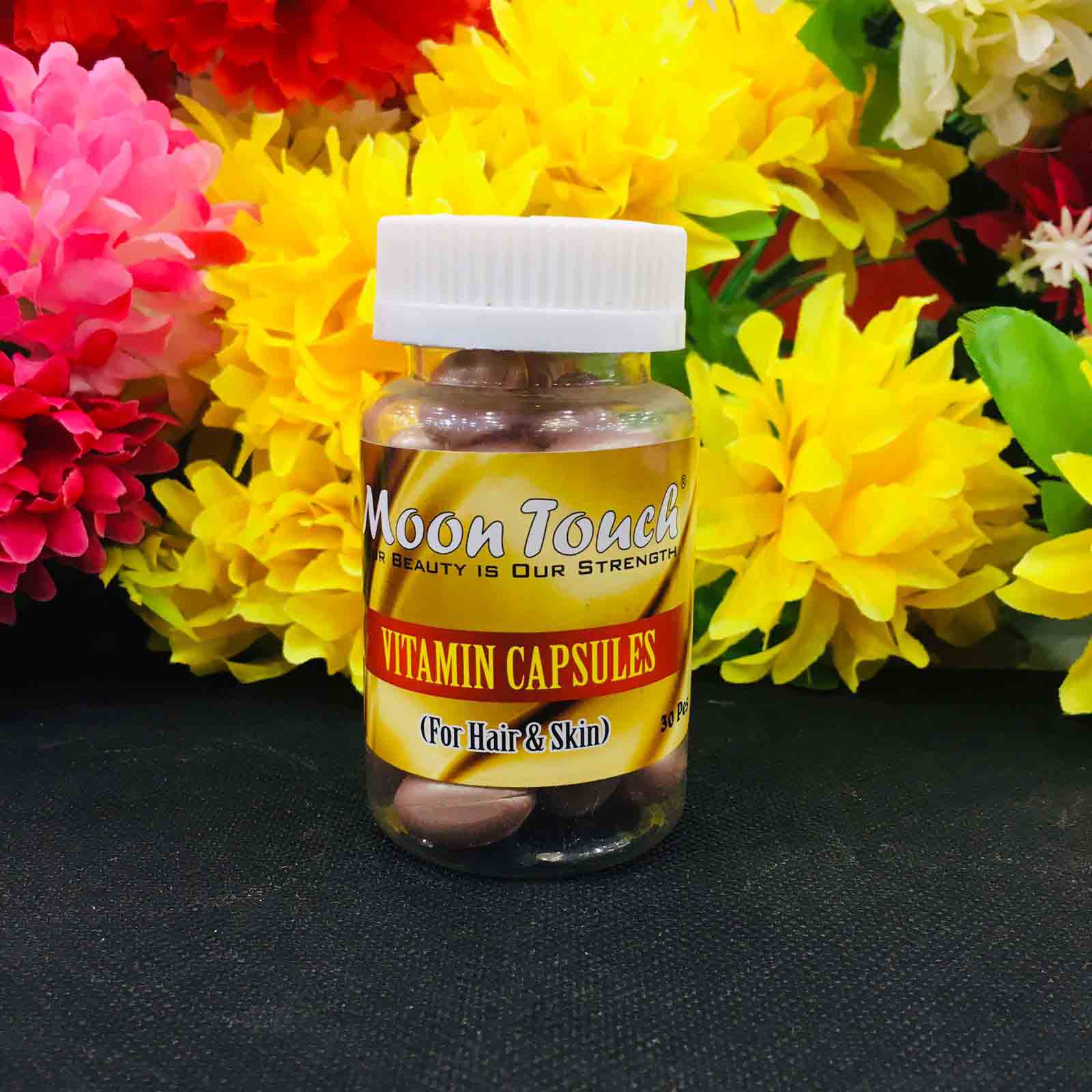 Vitamin E Capsules (for hair & skin) 30pcs pack – Moon Touch
